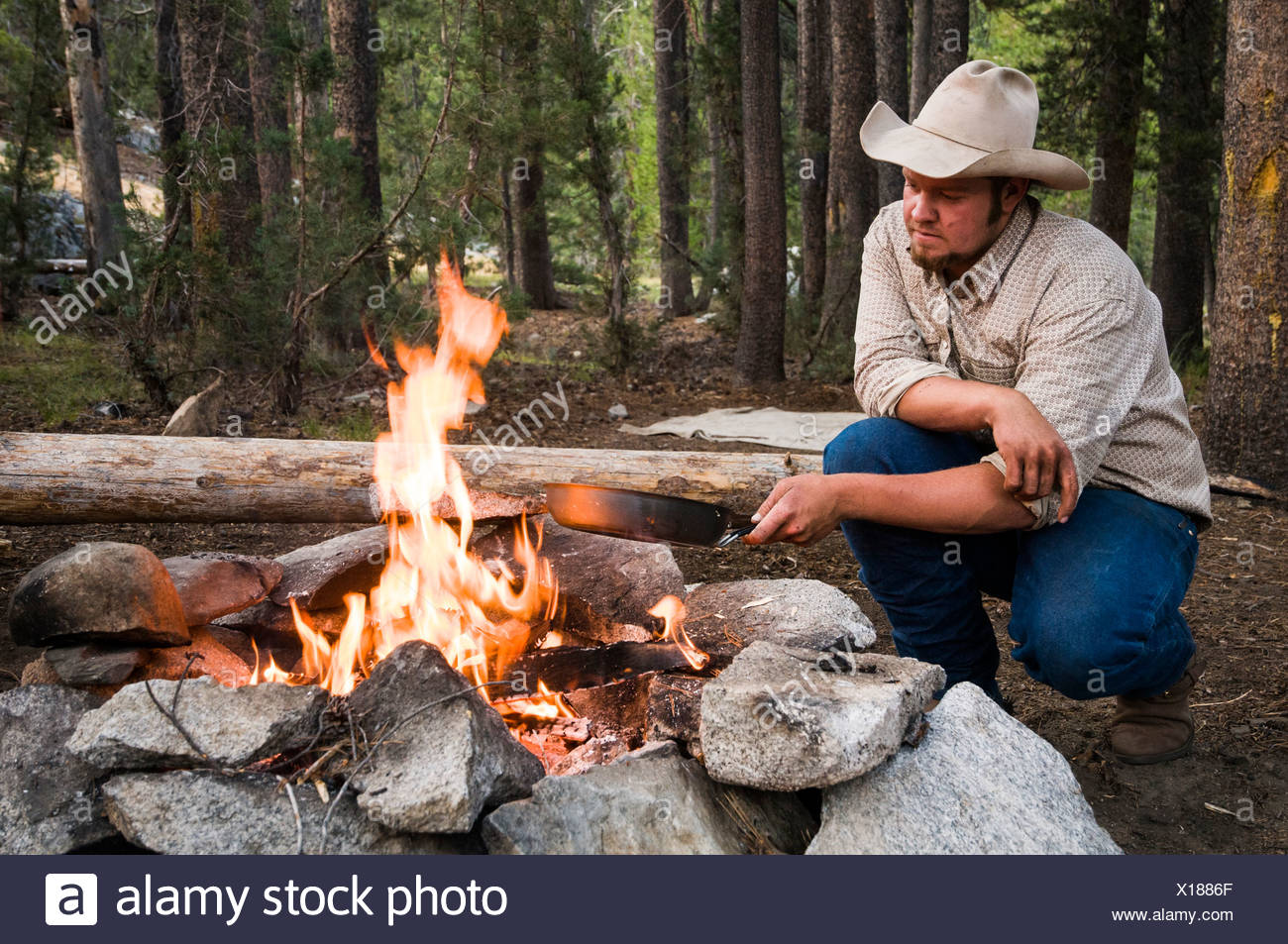 Cowboy Cooking High Resolution Stock Photography and Images - Alamy