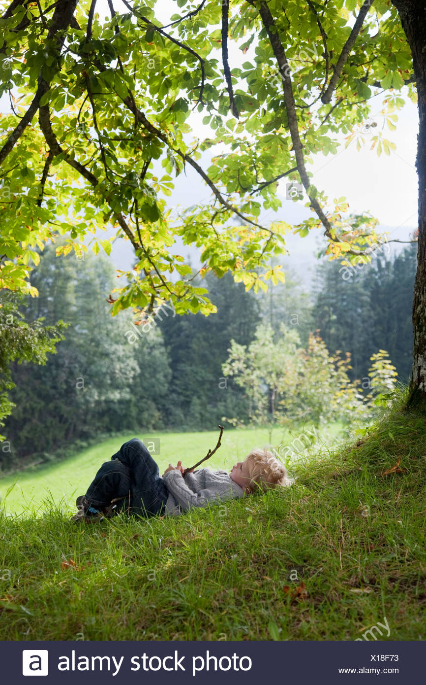 Children Playing In The Woods High Resolution Stock Photography and ...