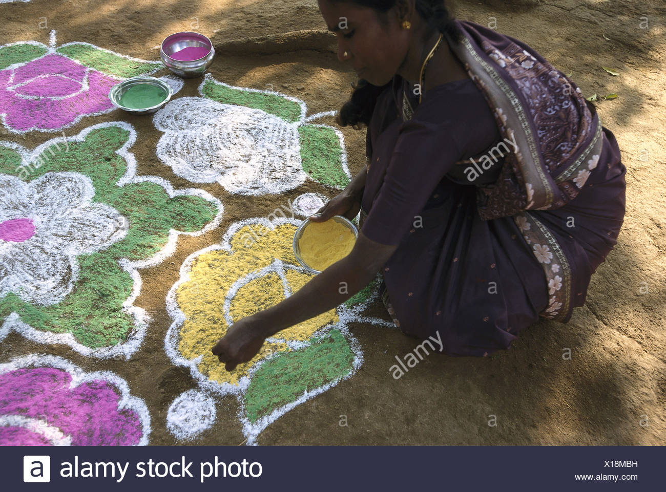 India Powder Design High Resolution Stock Photography and Images - Alamy