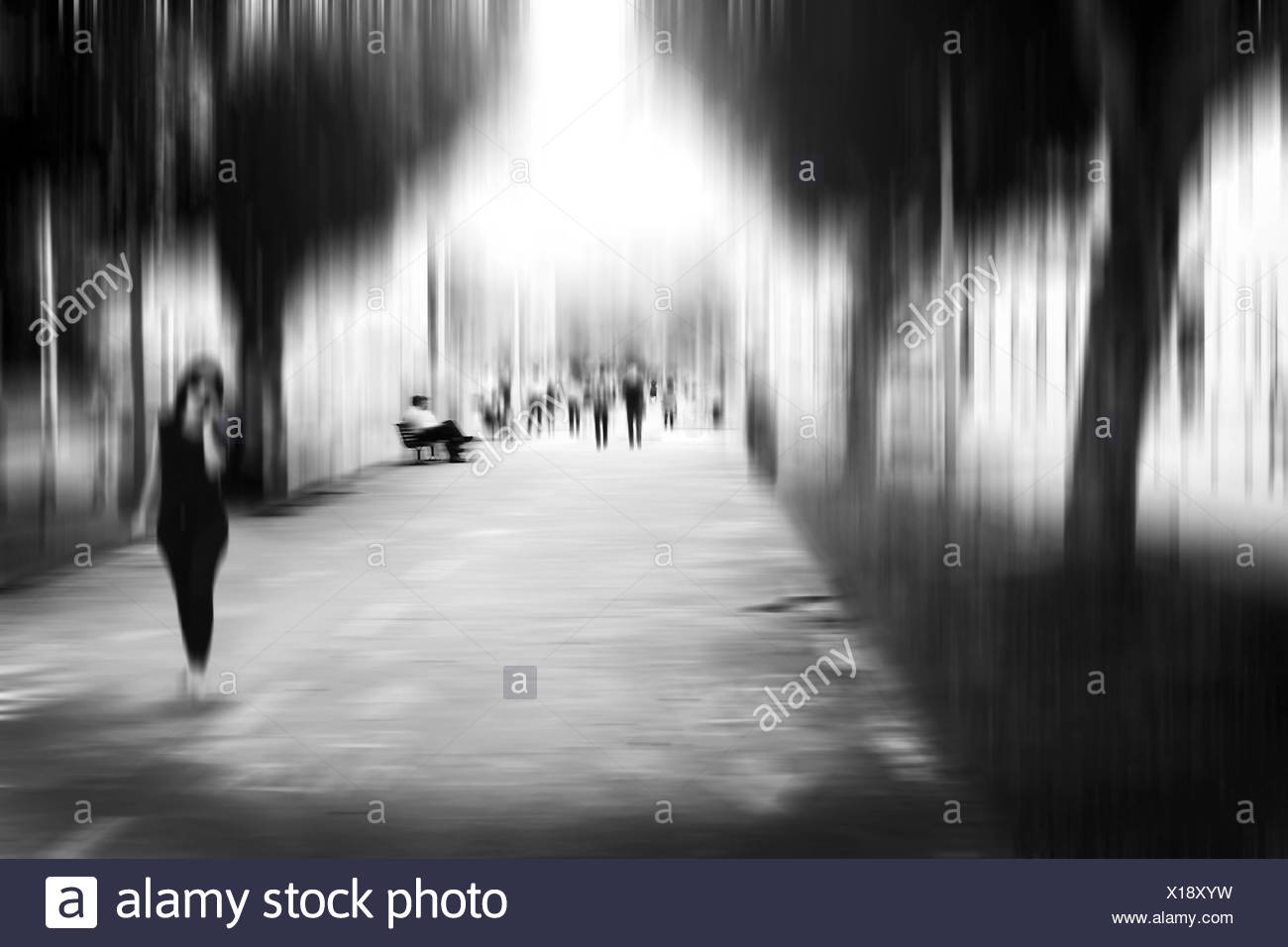 Distorted Figure Black and White Stock Photos & Images - Alamy