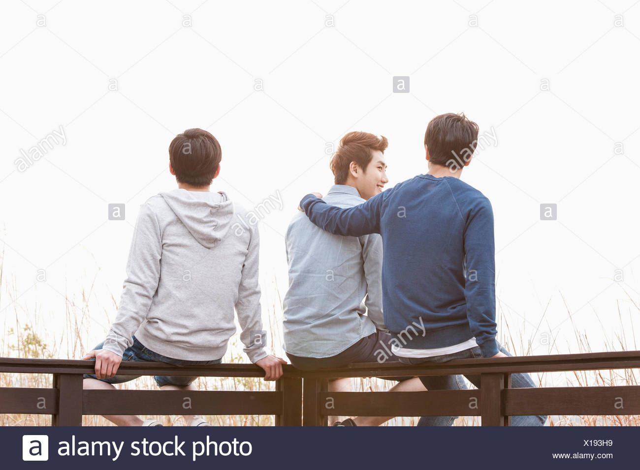 Putting Arm Around Shoulder High Resolution Stock Photography and ...