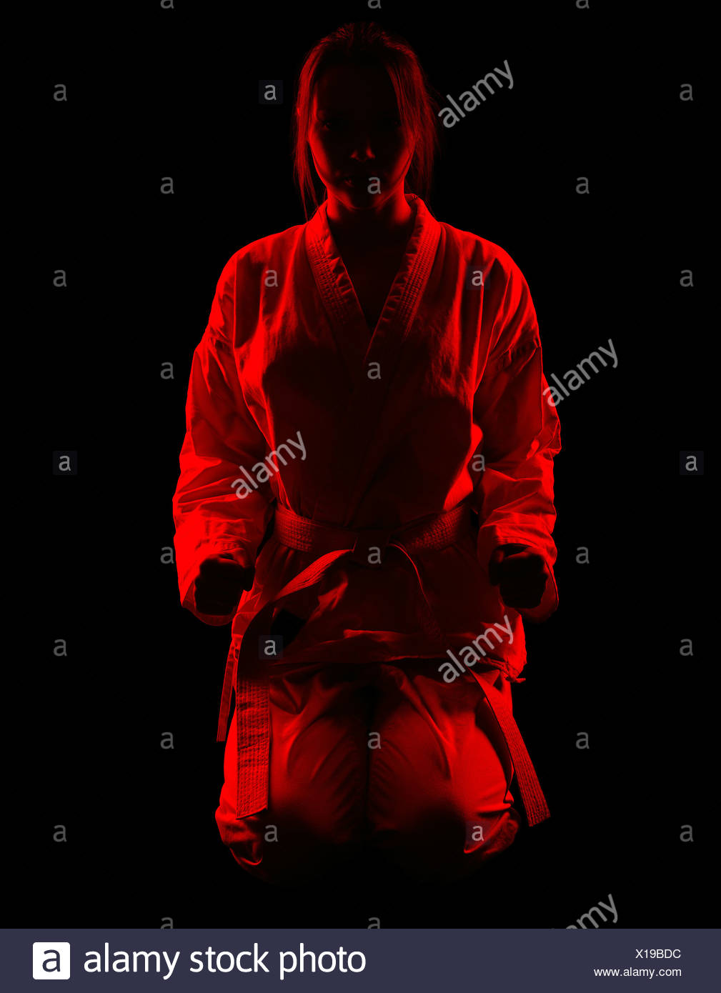 Karate Silhouette High Resolution Stock Photography and Images - Alamy