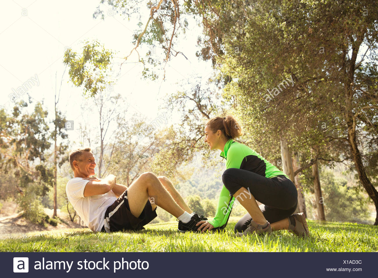 Sit Ups Stock Photos & Sit Ups Stock Images - Alamy