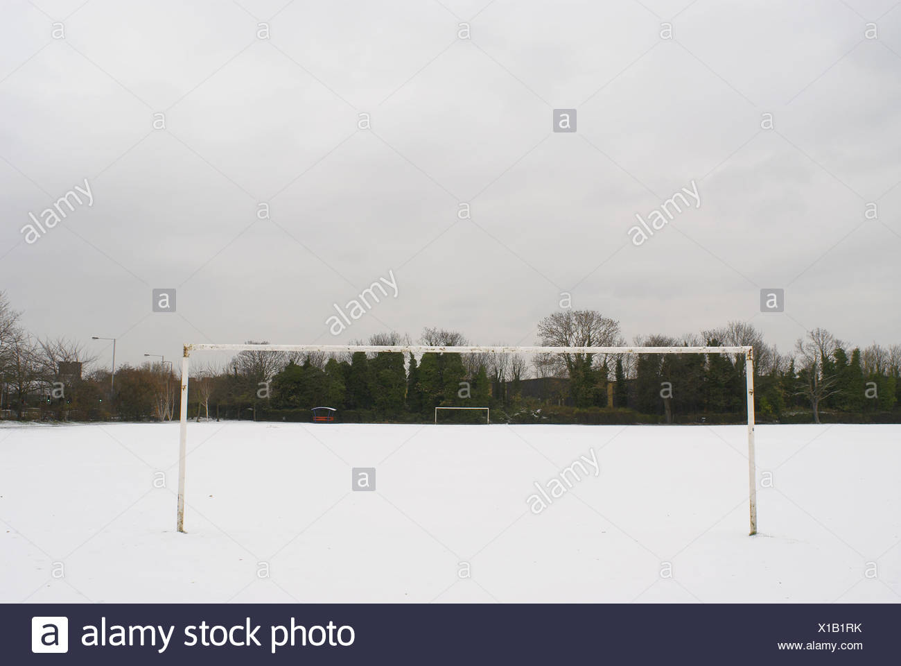 Frozen Football Pitch Stock Photos & Frozen Football Pitch Stock Images ...