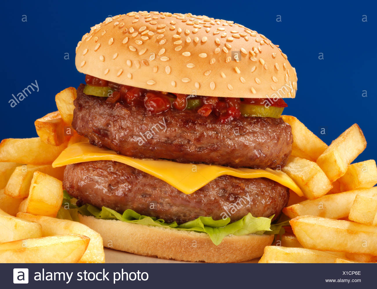 Burger Chips Takeaway Stock Photos & Burger Chips Takeaway Stock Images ...