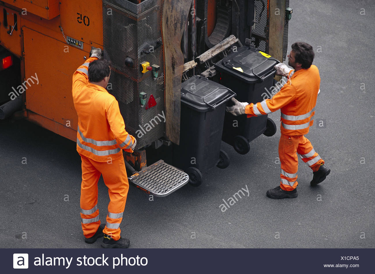 Garbage Collectors At Work High Resolution Stock Photography and Images ...