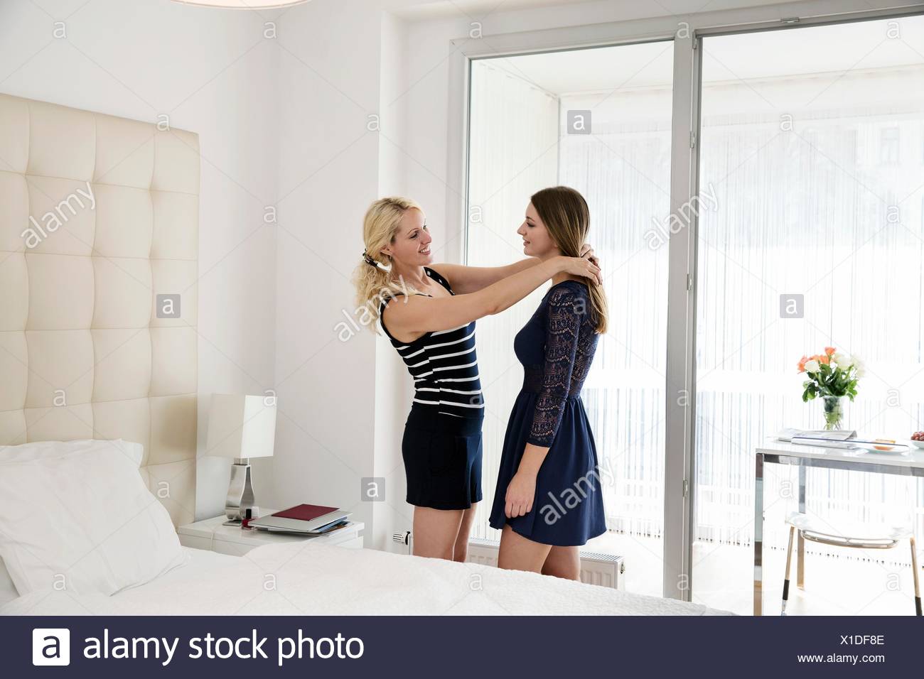 Mature Woman Getting Dressed Stock Photos & Mature Woman Getting ...