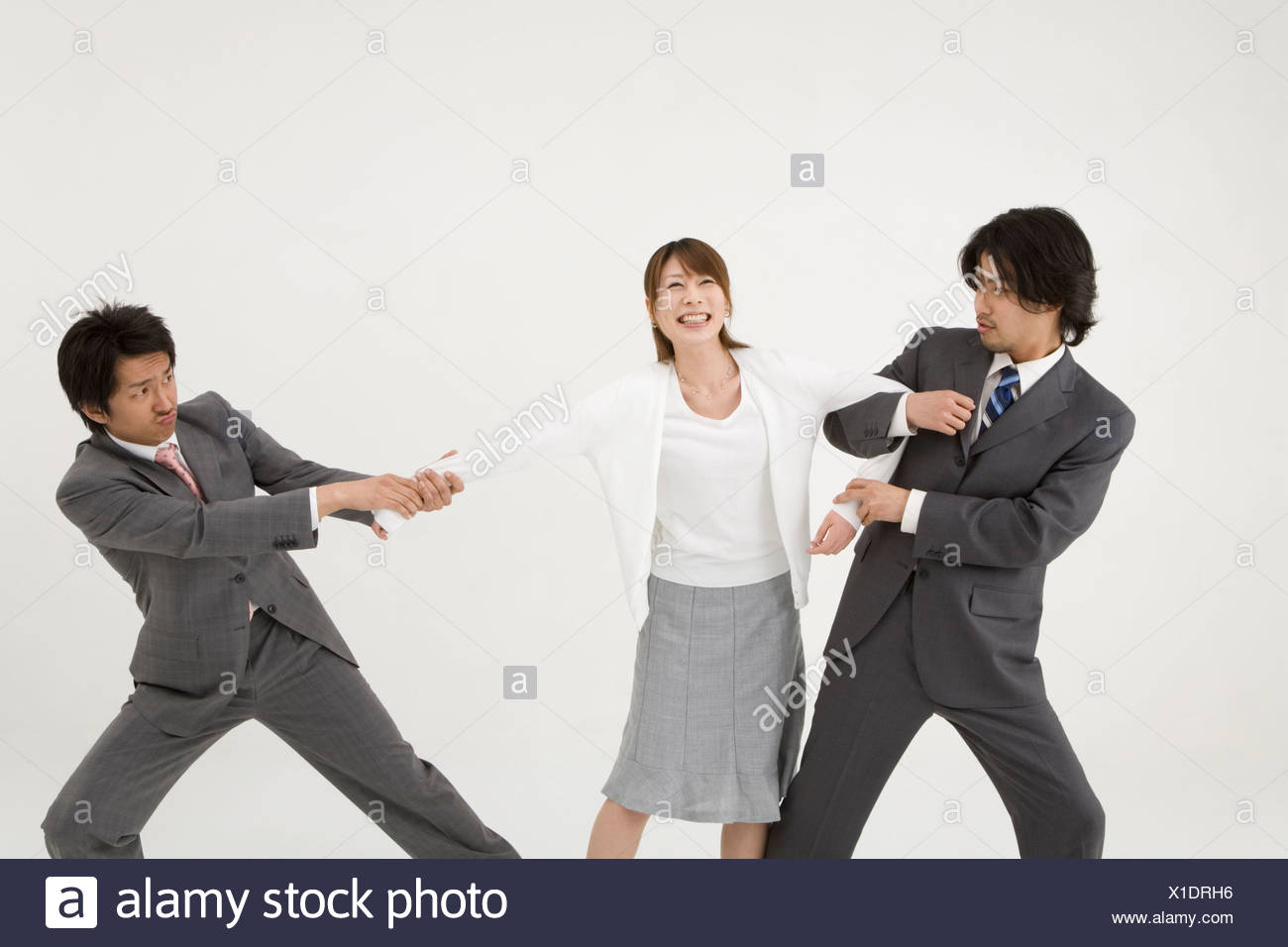 Two Women Fighting Over Man Stock Photos & Two Women Fighting Over Man ...