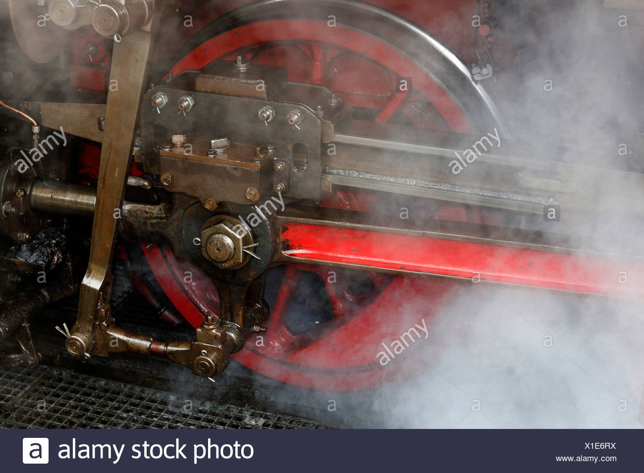 Wheel Of A Steam Locomotive High Resolution Stock Photography and ...
