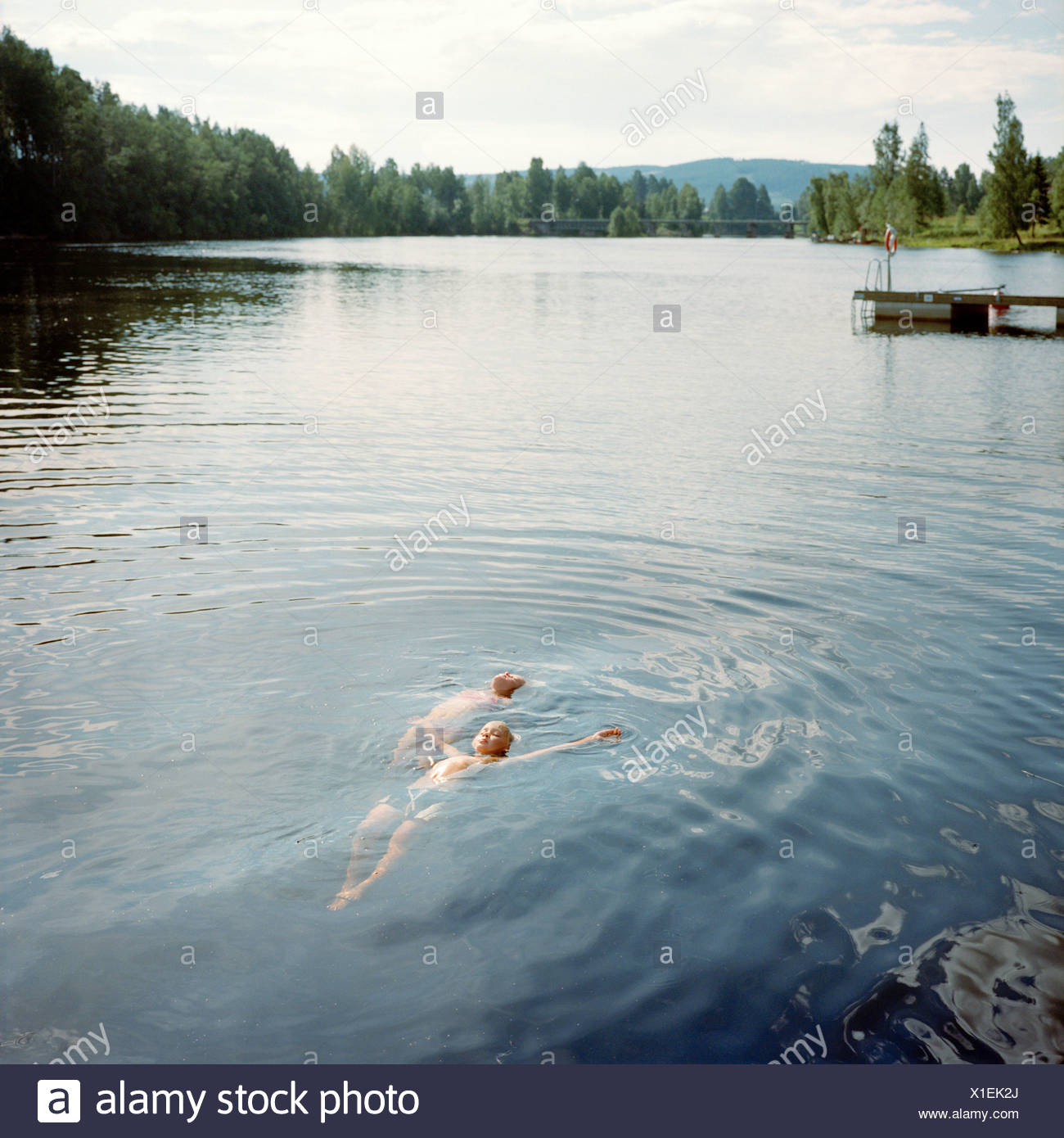 Kids Swimming In Lake Stock Photos & Kids Swimming In Lake Stock Images ...