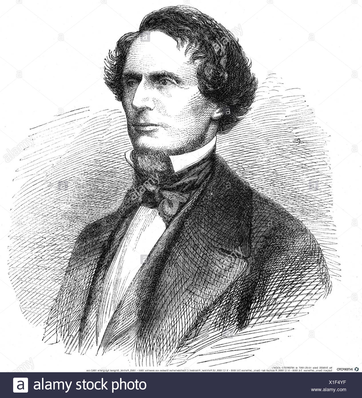 Jefferson Davis Portrait Stock Photos & Jefferson Davis Portrait Stock ...