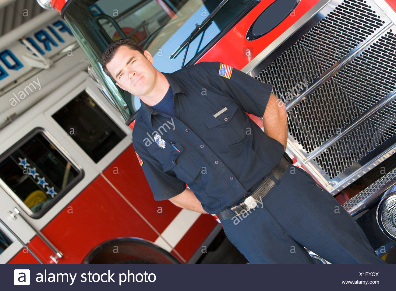 Firefighter Fire Station Stock Photos & Firefighter Fire Station Stock ...