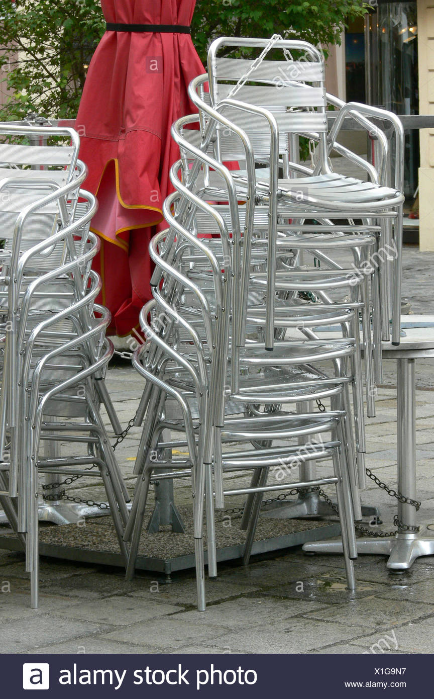 Pile Of Chairs Stacked High Resolution Stock Photography and Images - Alamy