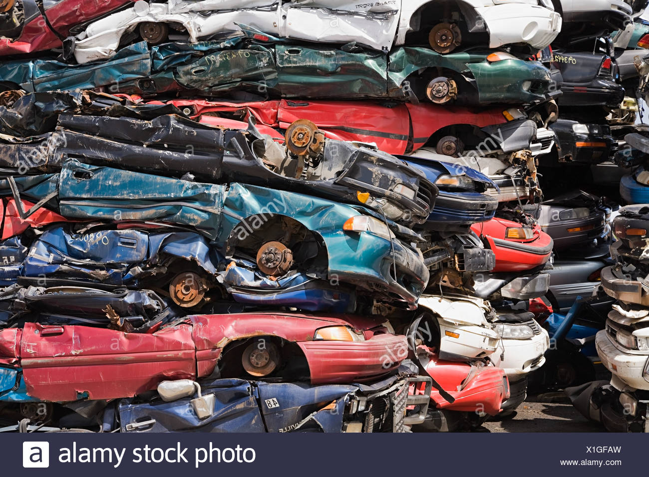 Crushed Scrap Yard High Resolution Stock Photography and Images - Alamy