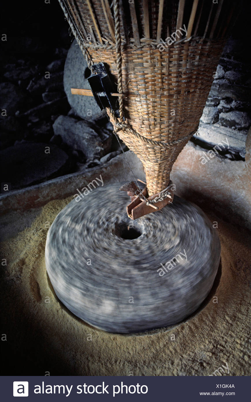 Corn Milling Stone High Resolution Stock Photography and Images - Alamy