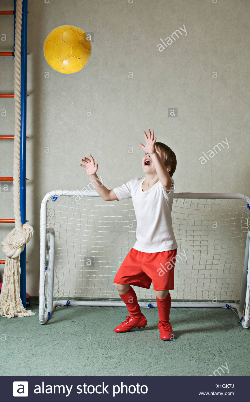 Child Scoring Goal High Resolution Stock Photography and Images - Alamy