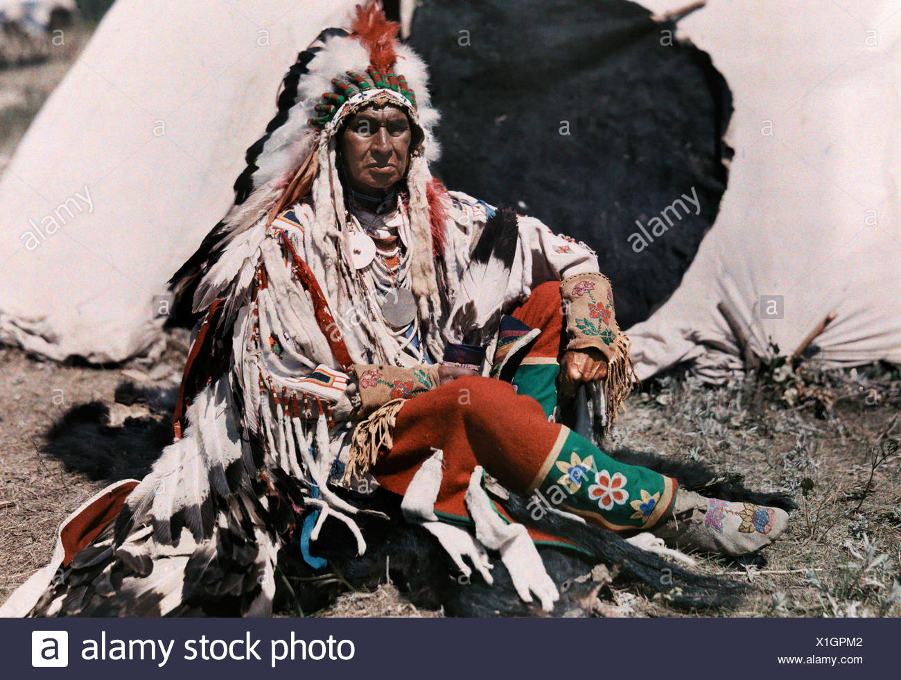 Crow Indian Chief High Resolution Stock Photography and Images - Alamy
