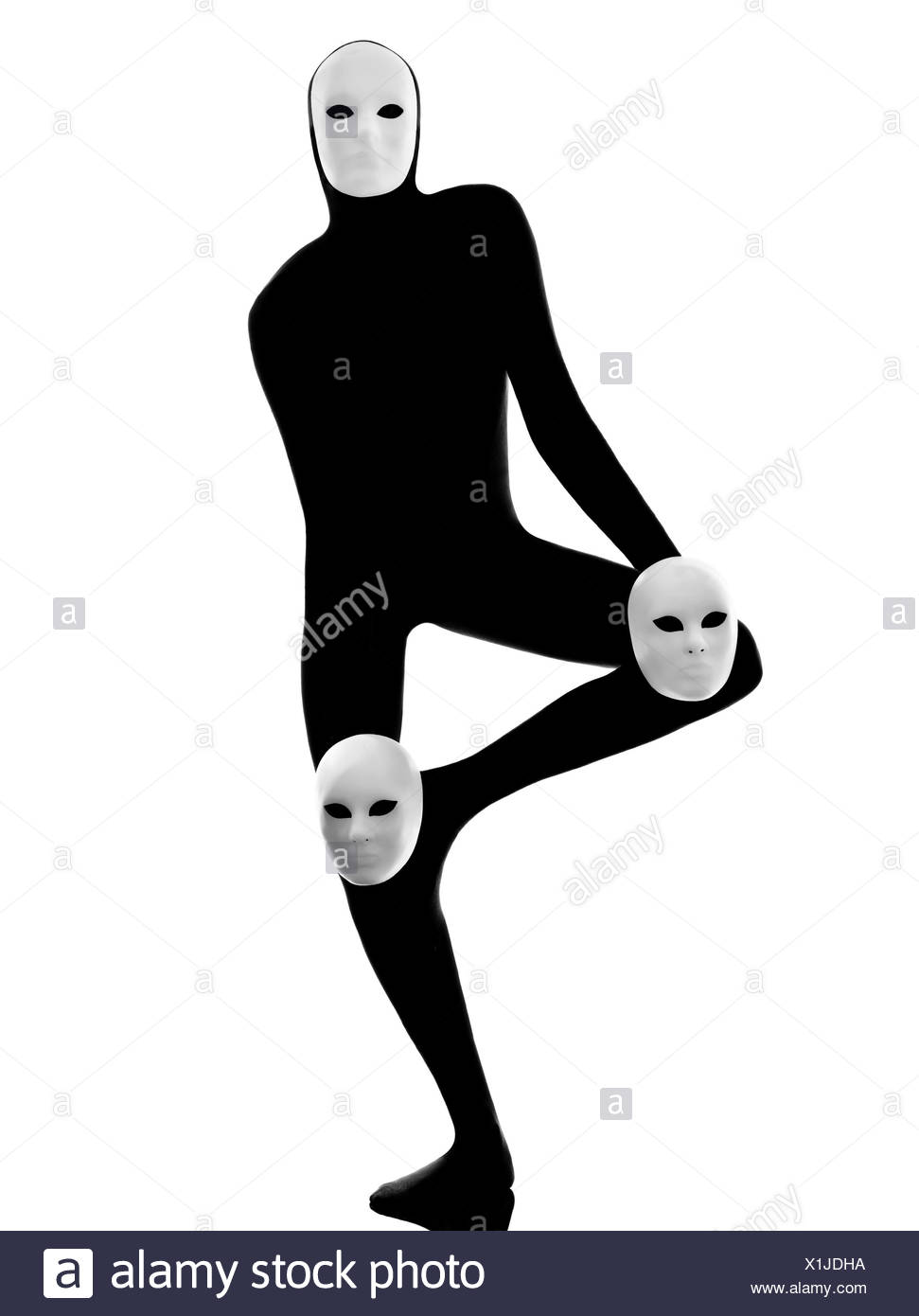 Mime Mask Silhouette Stock Photos & Mime Mask Silhouette Stock Images ...