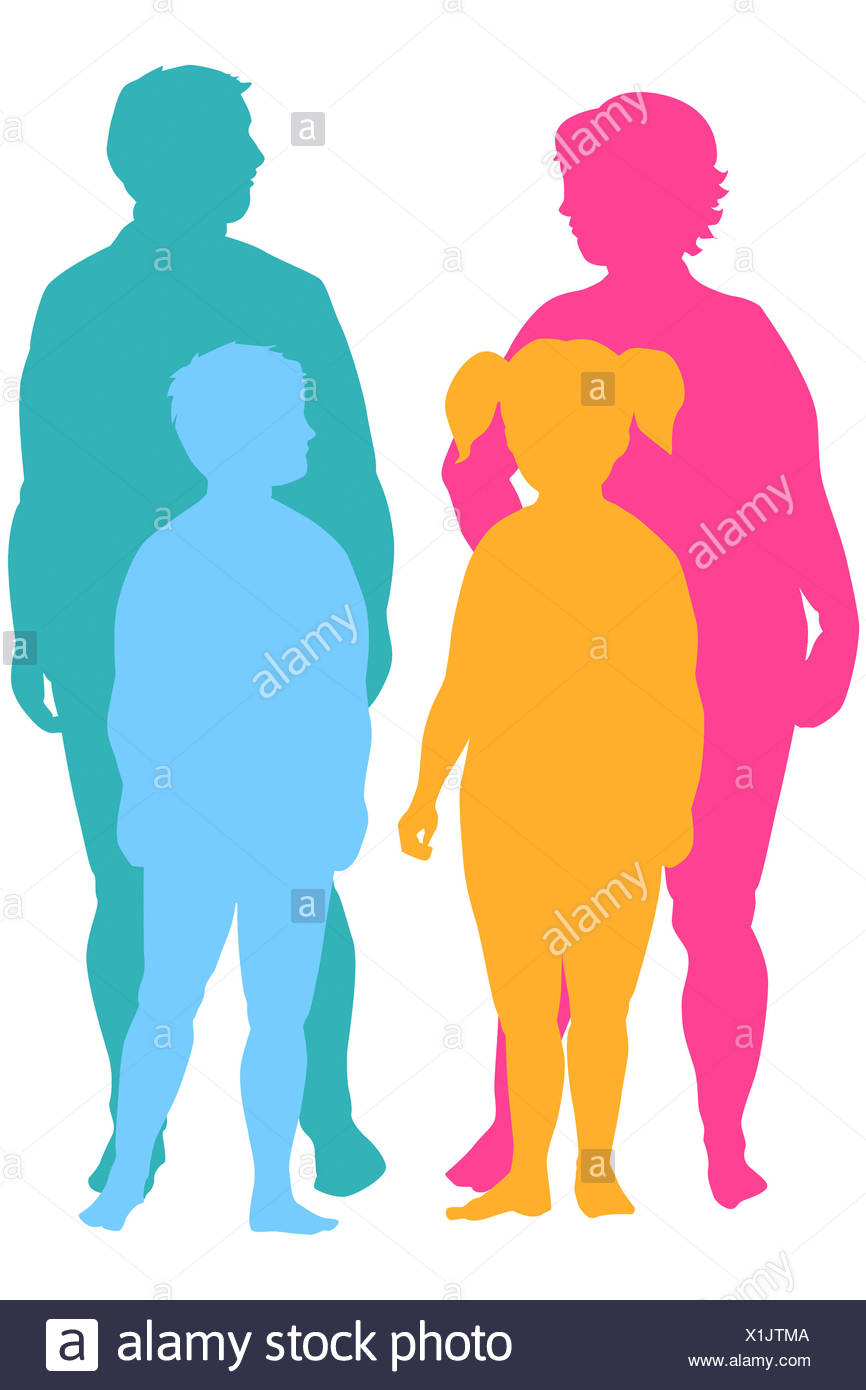 Childhood Obesity Illustration High Resolution Stock Photography and ...