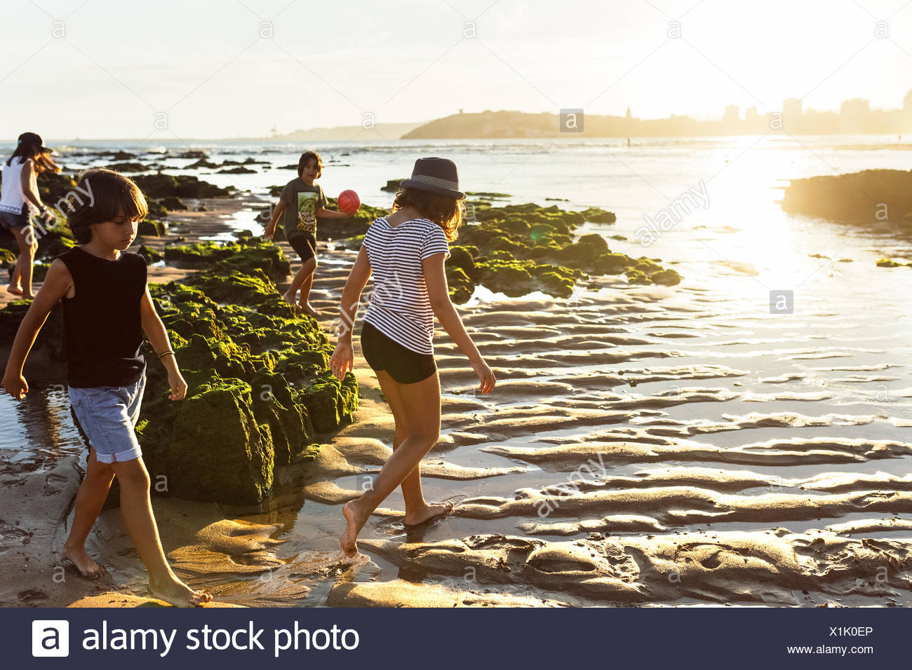 Kids At Beach High Resolution Stock Photography and Images - Alamy