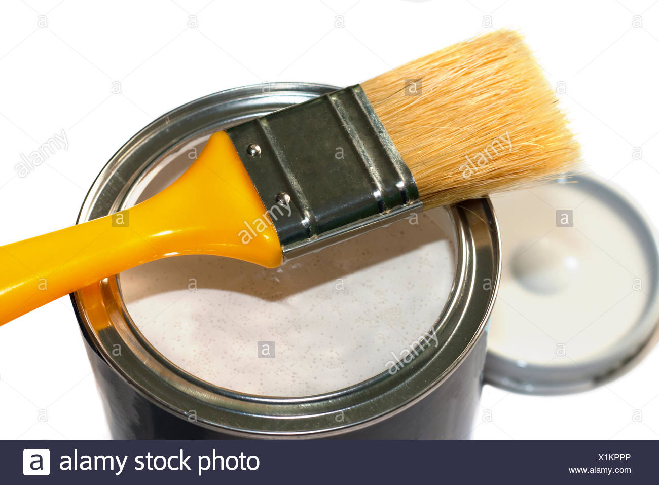 Pot Of Yellow Paint High Resolution Stock Photography and Images - Alamy
