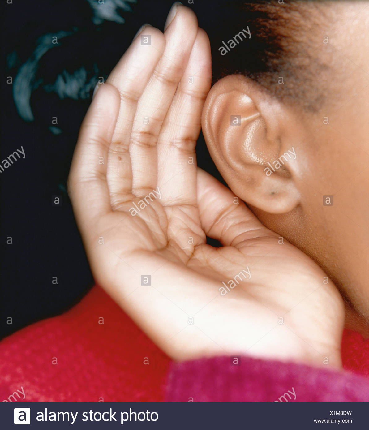 Woman Cupping Hands High Resolution Stock Photography and Images - Alamy