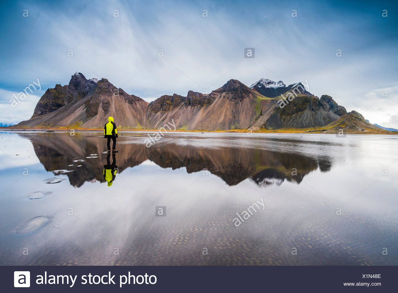 Stokksnes Vestrahorn Mountains Iceland Stock Photos & Stokksnes ...