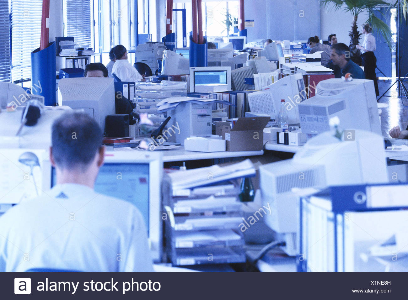 Open Plan Office Workers High Resolution Stock Photography and Images ...