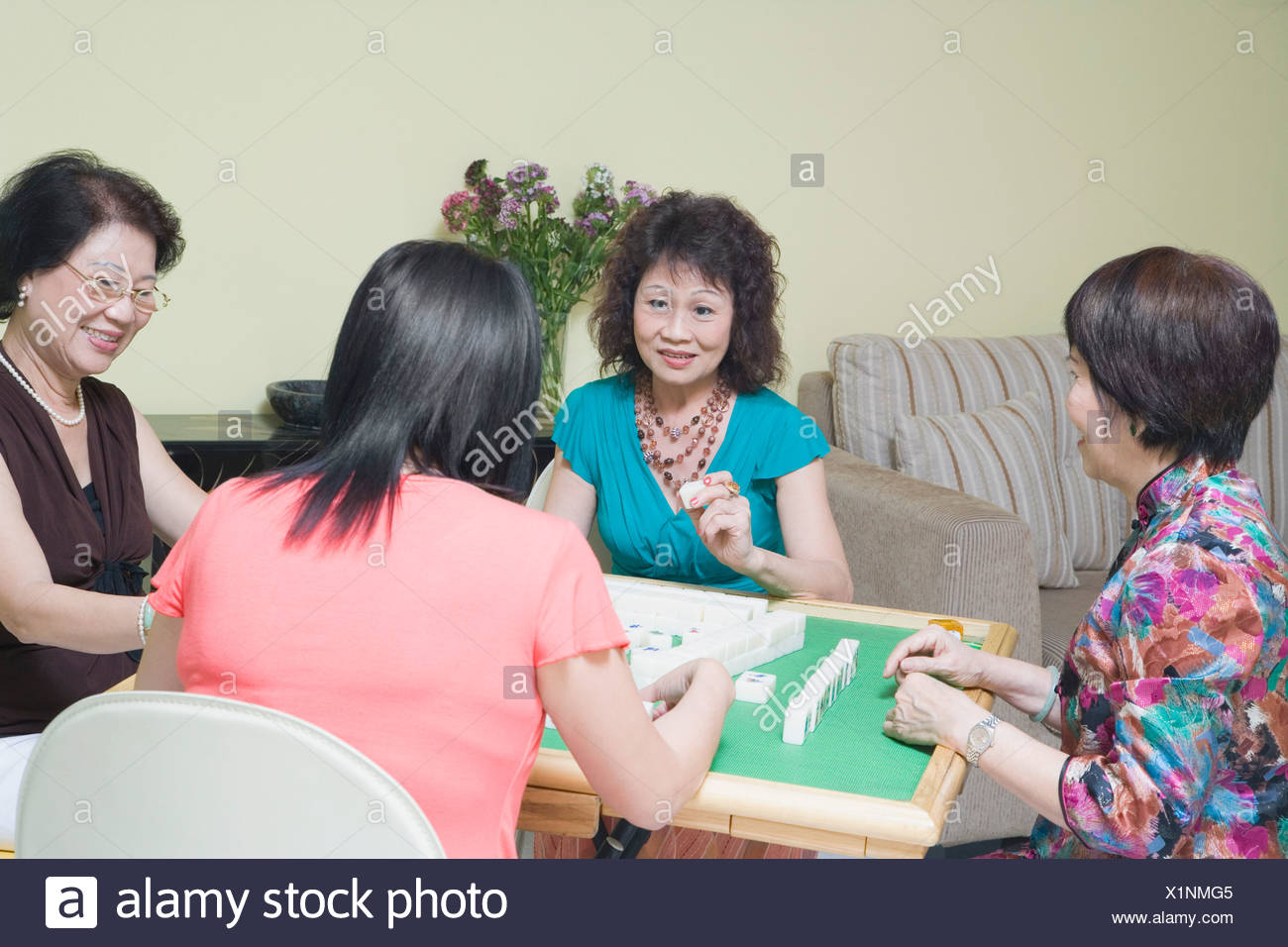Women Playing Mahjong High Resolution Stock Photography and Images - Alamy