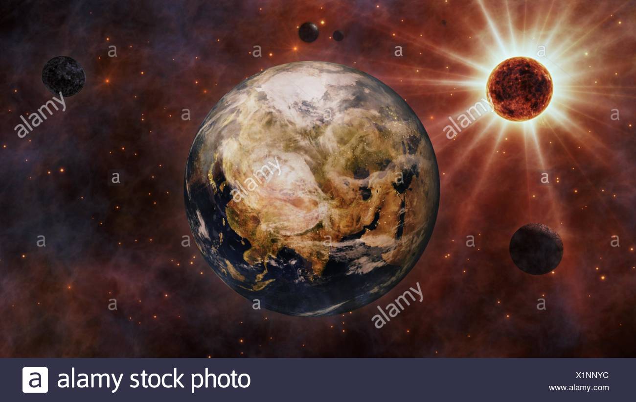 Earth Sun Moon High Resolution Stock Photography and Images - Alamy