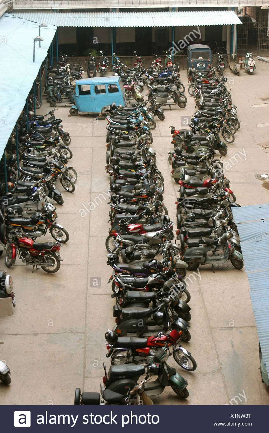 Two Wheeler Parking High Resolution Stock Photography and Images - Alamy