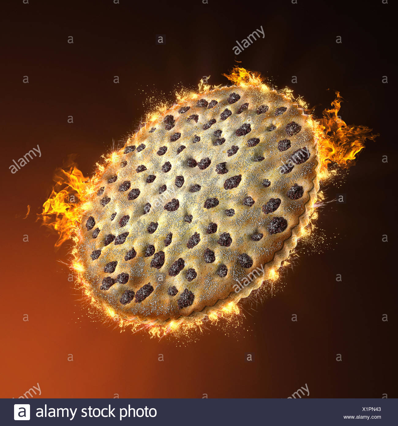 Pie Fire High Resolution Stock Photography and Images - Alamy