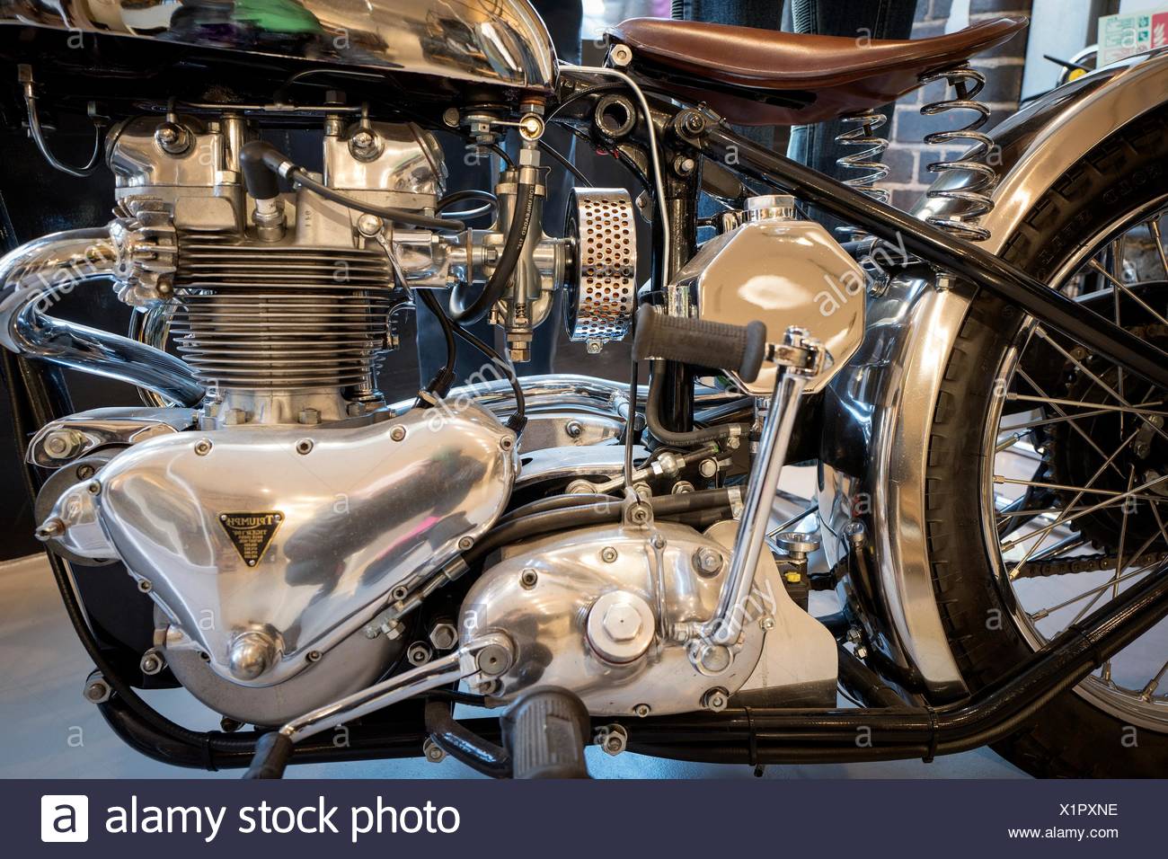 Vintage Triumph High Resolution Stock Photography and Images - Alamy