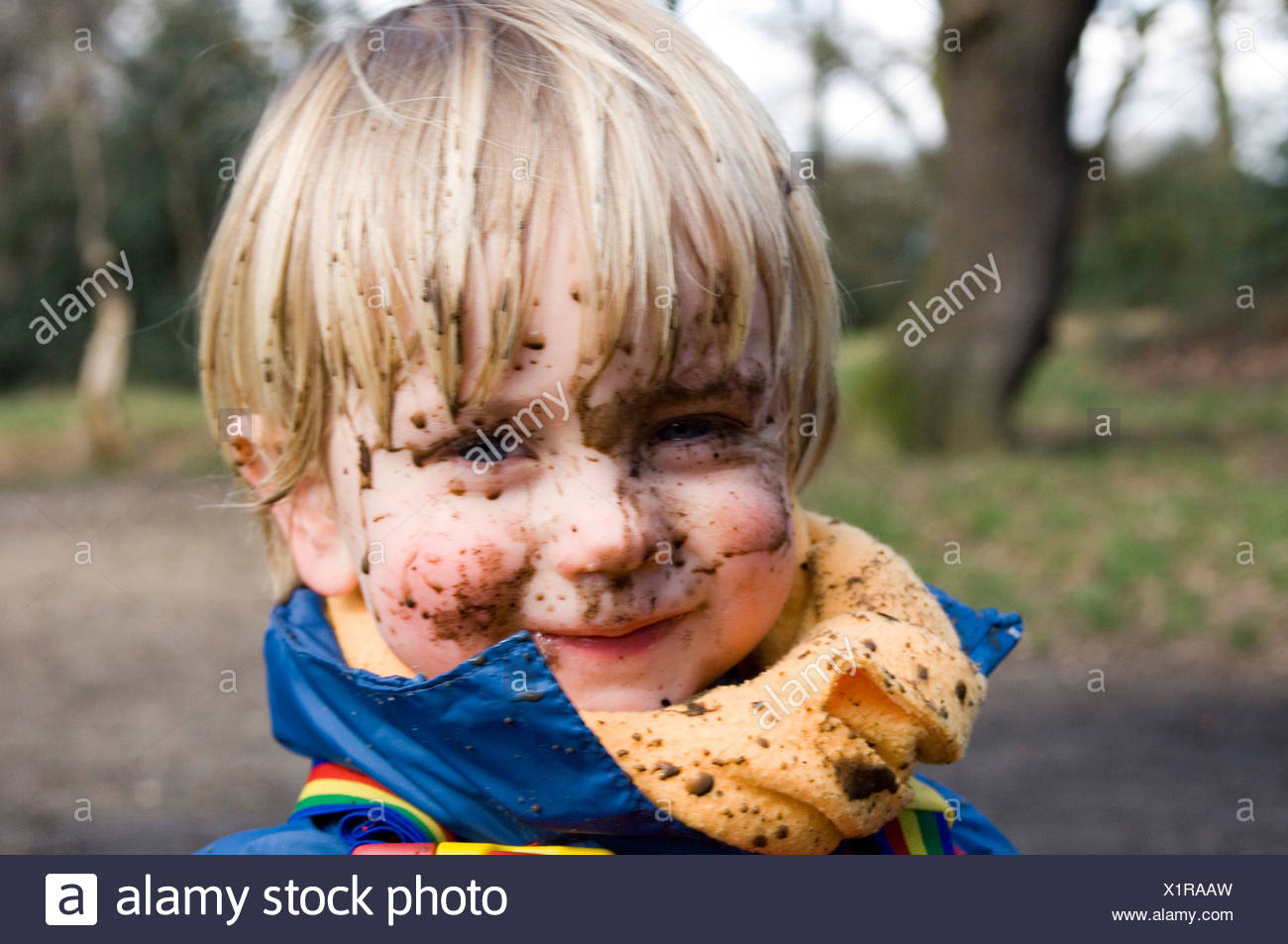 Boy With Muddy Face High Resolution Stock Photography and Images - Alamy