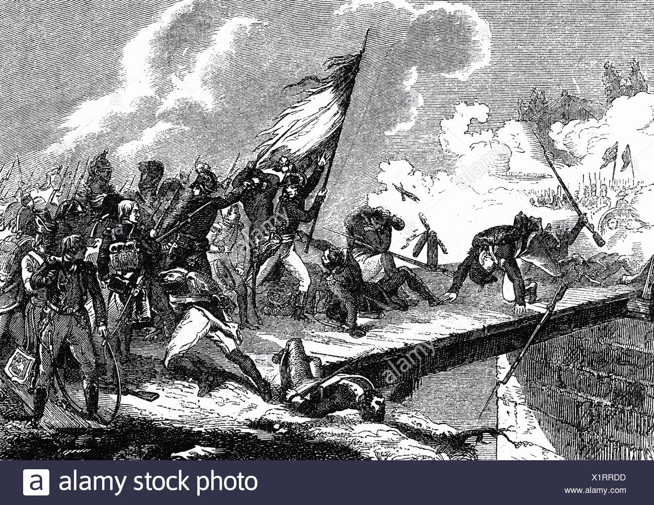 Battle Of The Bridge Of Arcole Stock Photos & Battle Of The Bridge Of ...