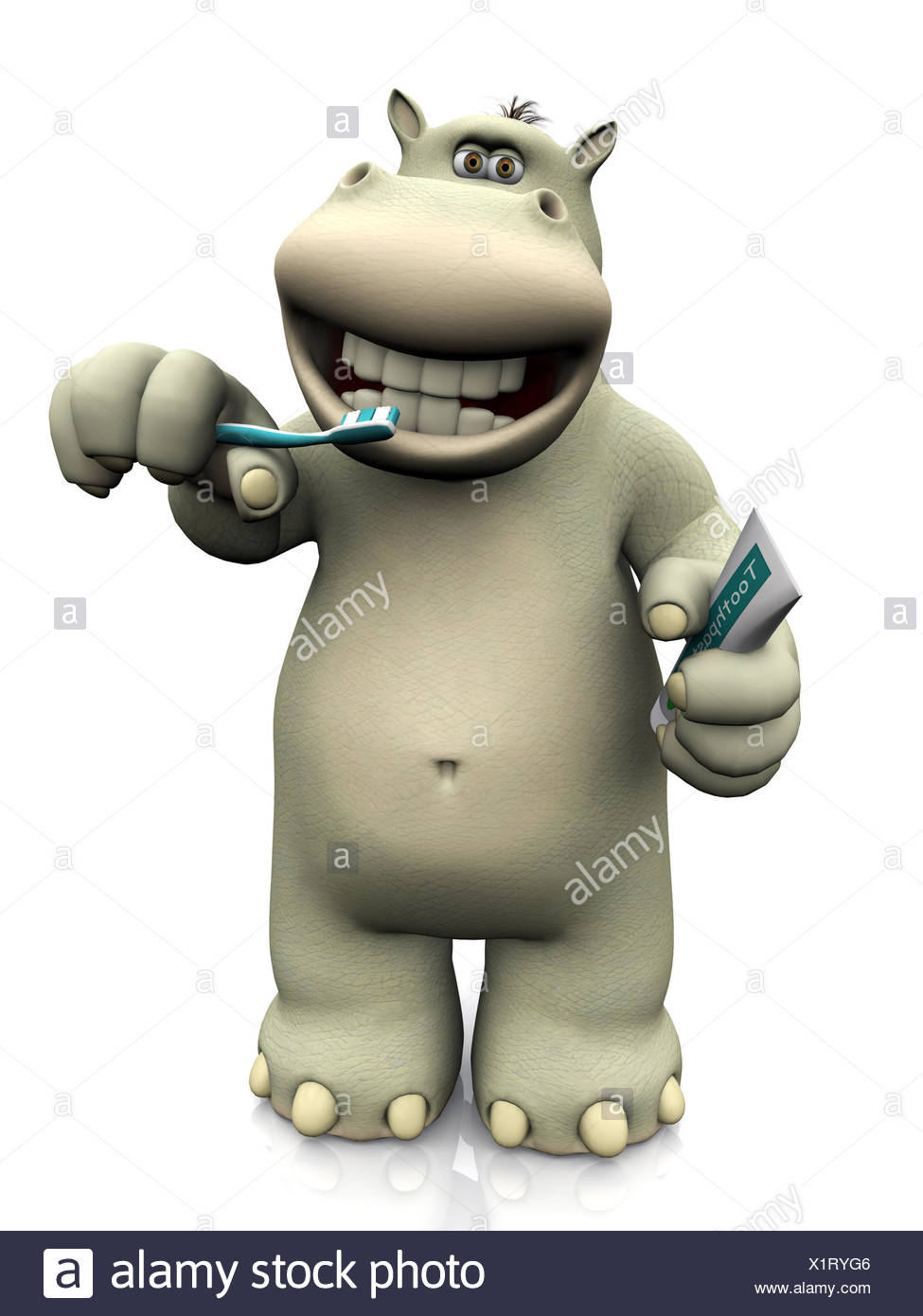 Teeth Brush Cartoon High Resolution Stock Photography and Images - Alamy