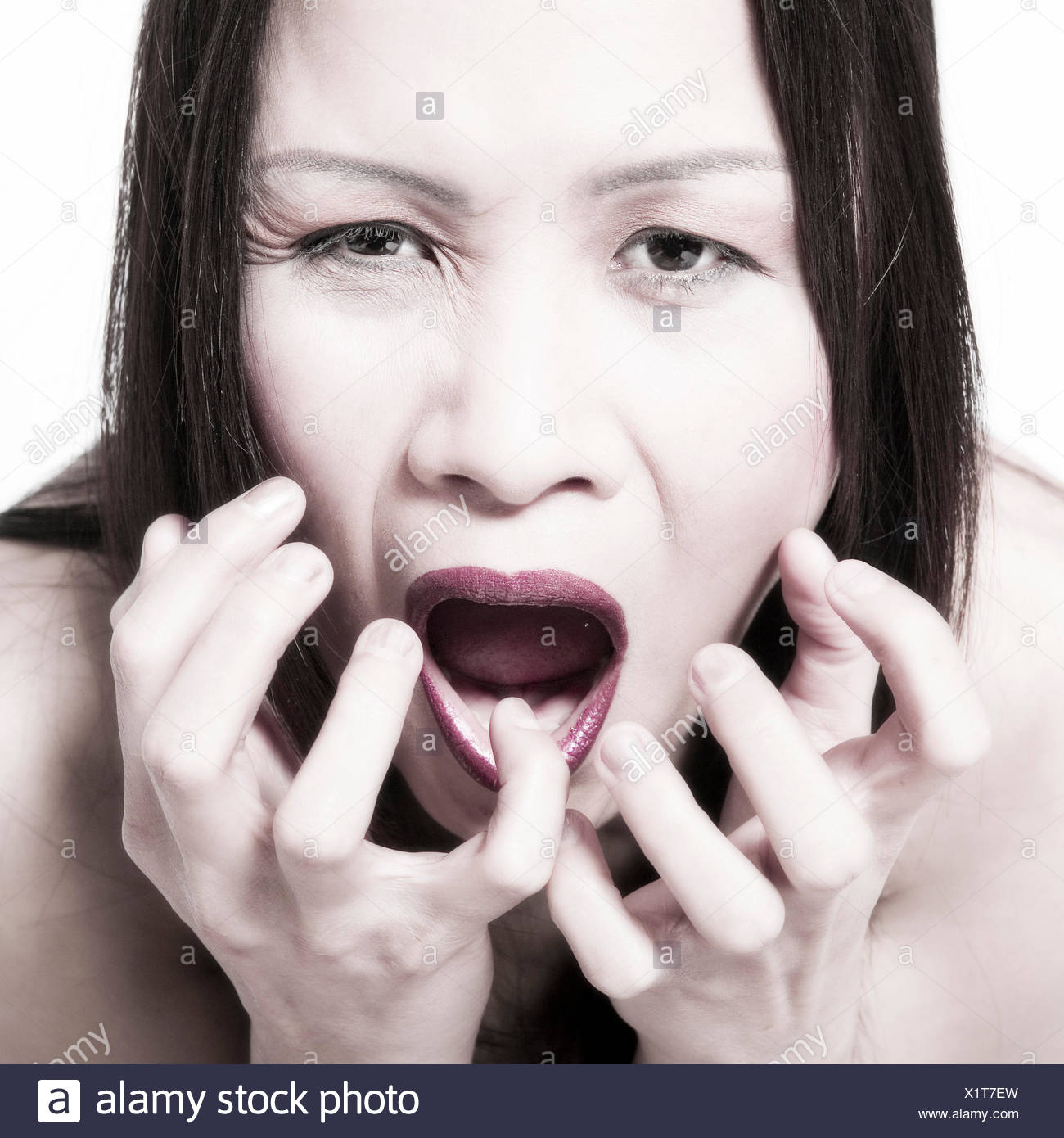 Scared Girl Model High Resolution Stock Photography and Images - Alamy