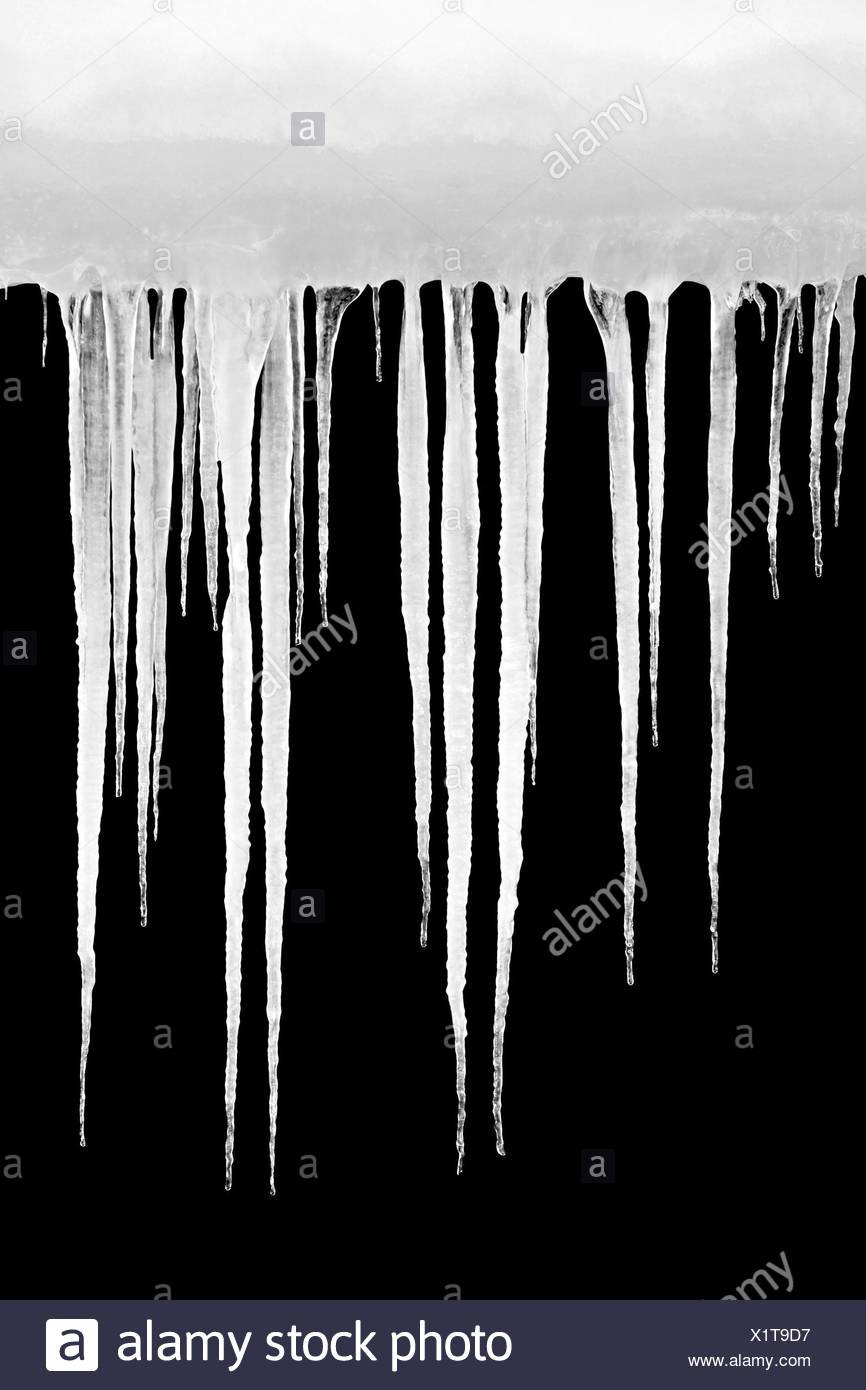 Winter Icicles Frozen Ice Spikes High Resolution Stock Photography and ...