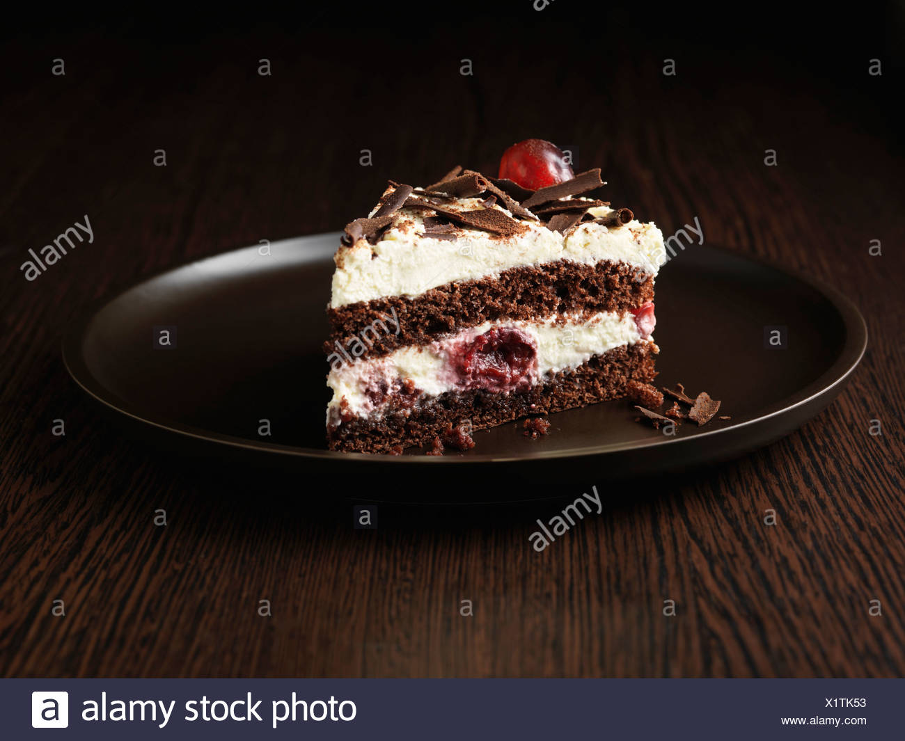 Black Forest Gateau Cherry High Resolution Stock Photography and Images ...