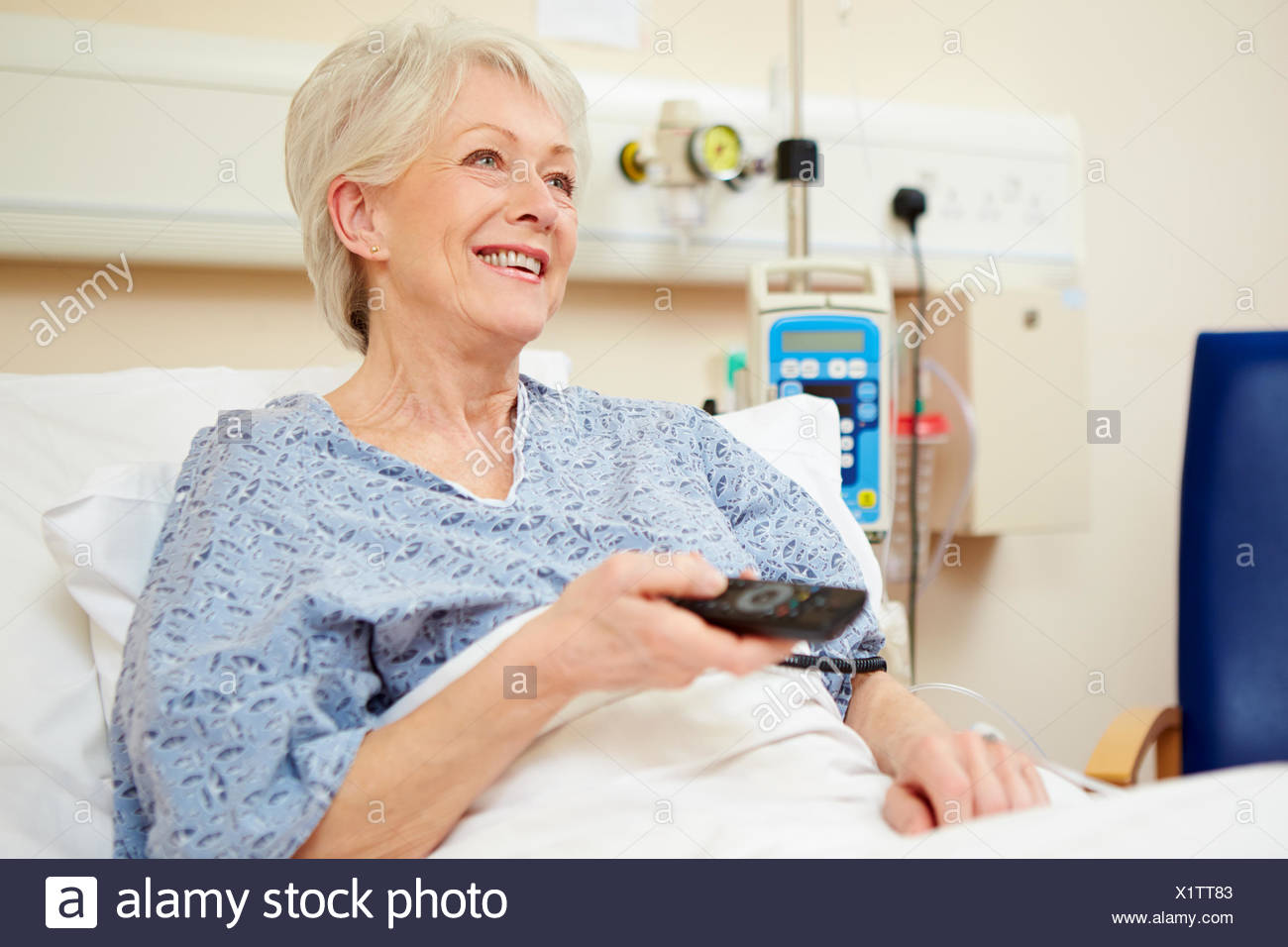 Hospital Bed Television High Resolution Stock Photography and Images ...