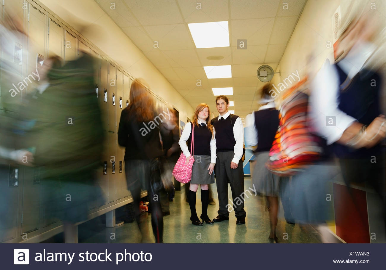Crowded School Hallway High Resolution Stock Photography and Images - Alamy
