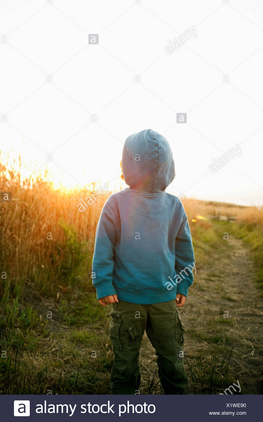Boy With Hood High Resolution Stock Photography and Images - Alamy