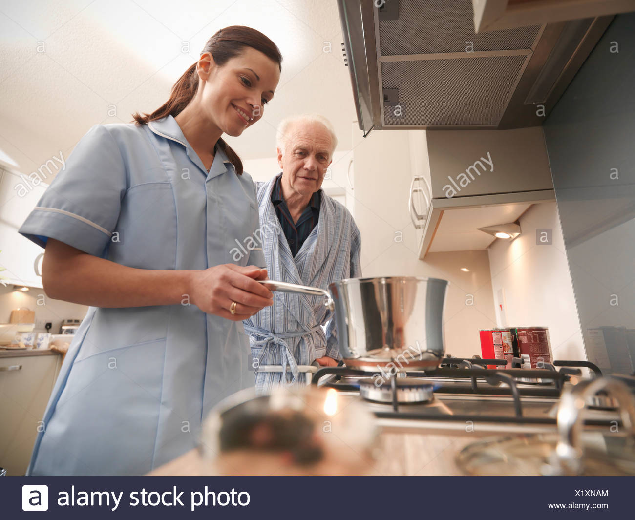 Old Man In Kitchen High Resolution Stock Photography and Images - Alamy