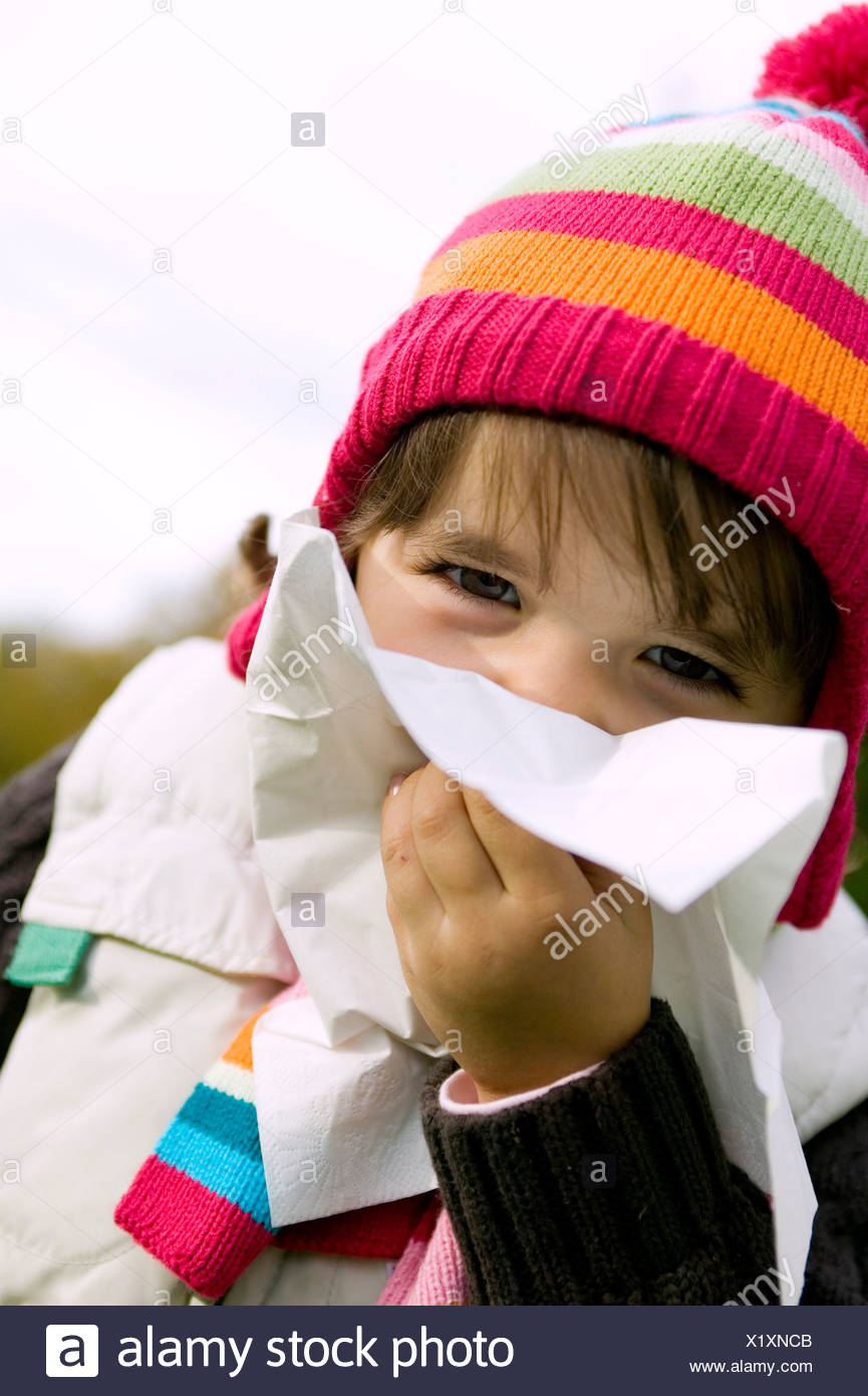 Children Blowing Their Nose High Resolution Stock Photography and ...