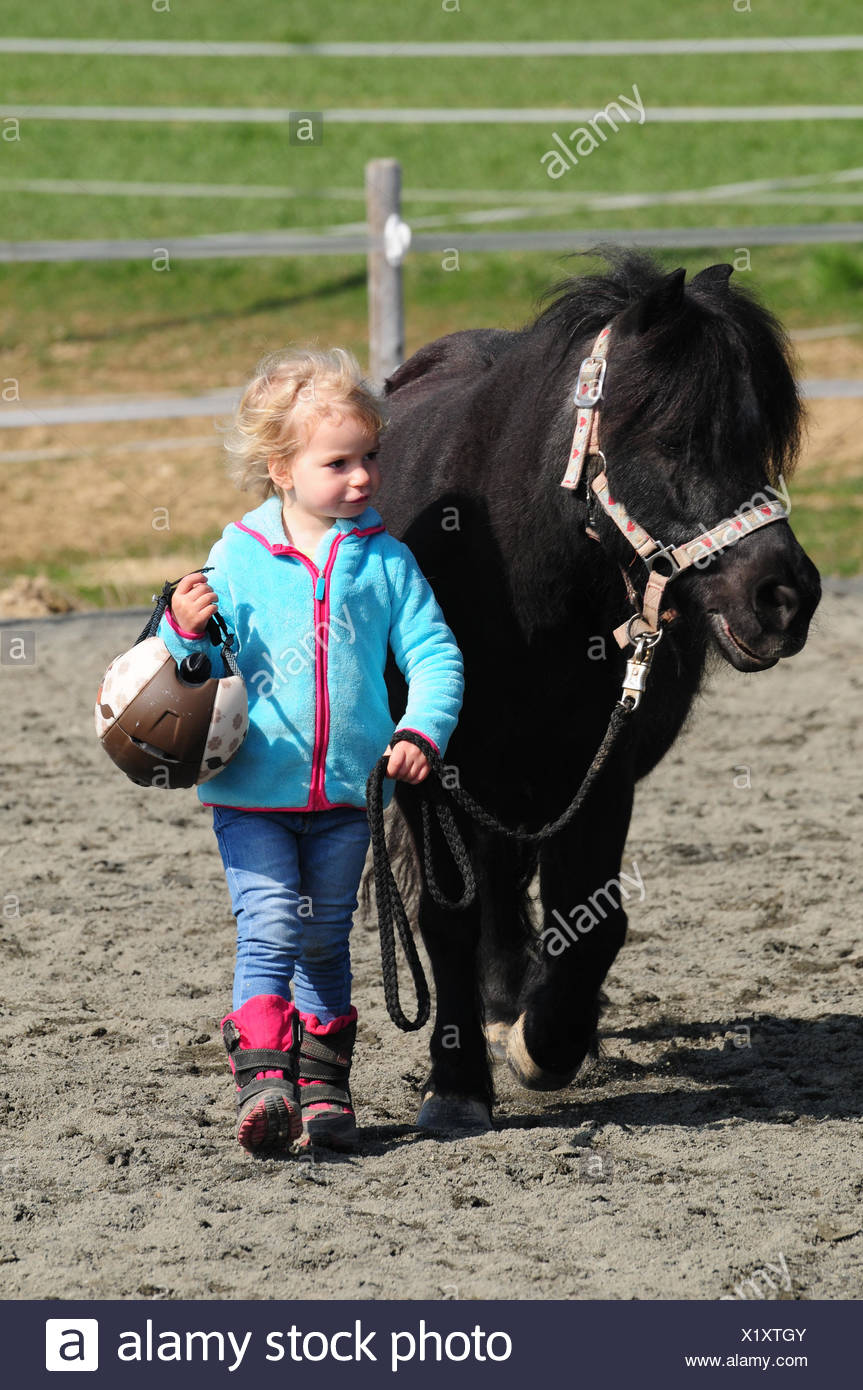 Shetland Pony Child High Resolution Stock Photography and Images - Alamy