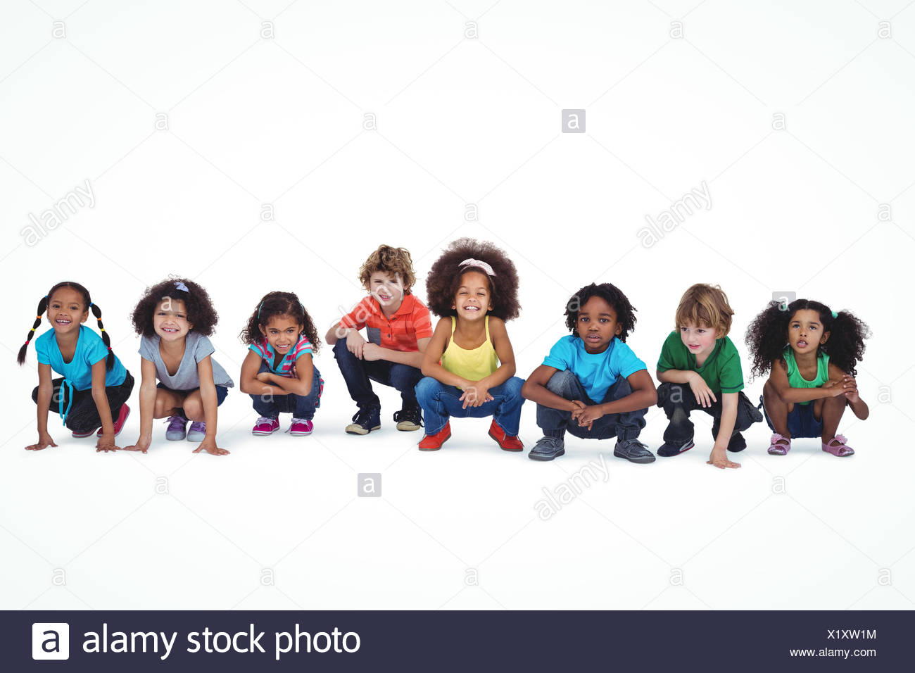Crouching Down Stock Photos & Crouching Down Stock Images - Alamy