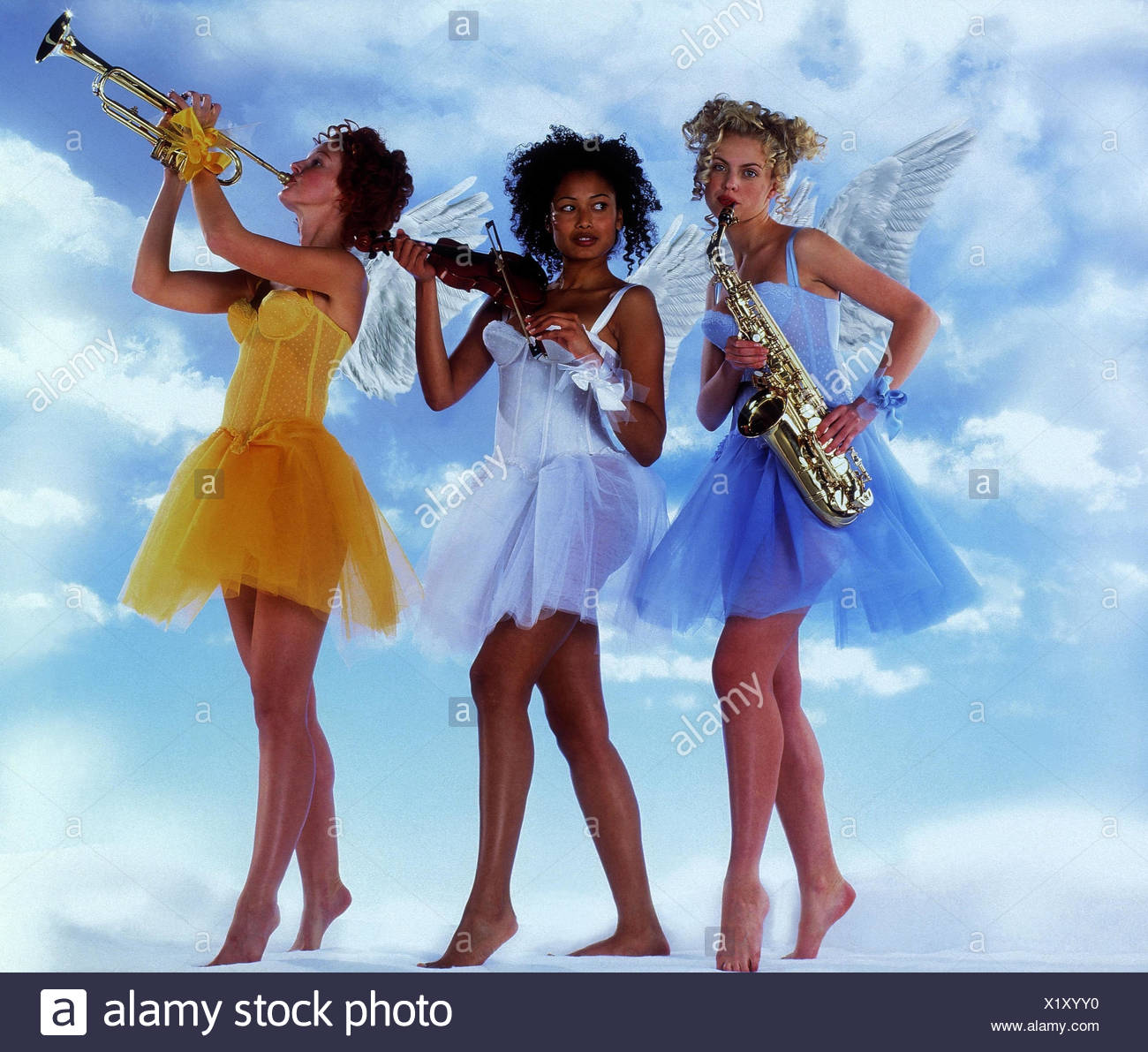 Angels With Instruments High Resolution Stock Photography and Images ...