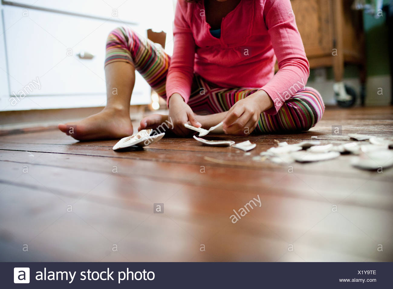 Broken Dish Floor Stock Photos & Broken Dish Floor Stock Images - Alamy