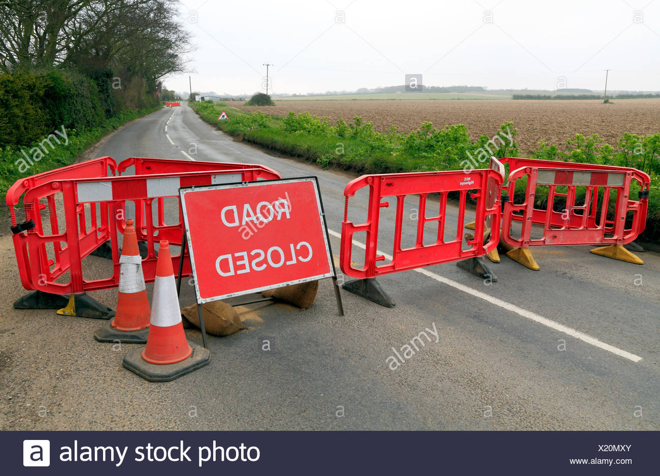 Temporary Road Closures High Resolution Stock Photography and Images ...