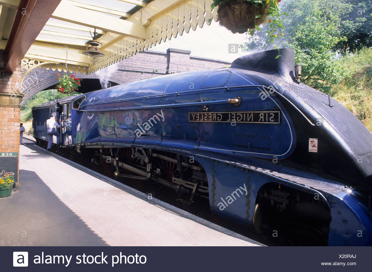 Sir Nigel Gresley Train High Resolution Stock Photography and Images - Alamy
